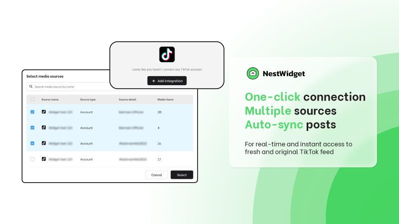 Introducing NestWidget: Show shoppable TikTok Feeds on Shopify store