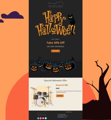 Free Halloween Email Template, Examples & Subject Lines (2025)