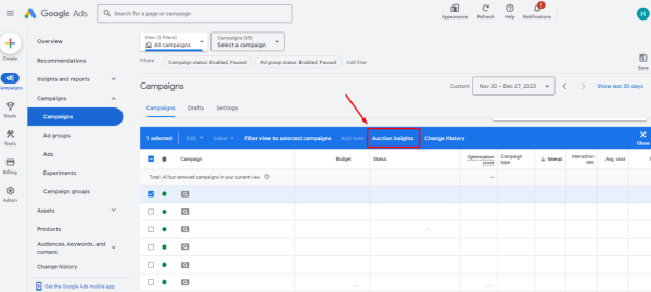 Google Ads Auction Insights: How to Use & Get Higher Ranking