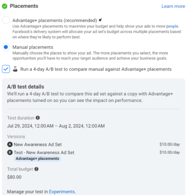 Facebook Ad Placements: All Types in 2025 & Examples